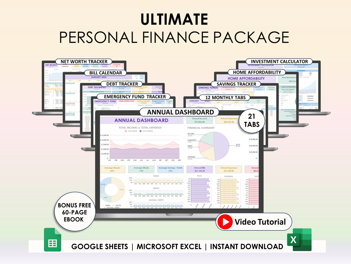 Ultimate Personal Finance Package – The Sheet Code