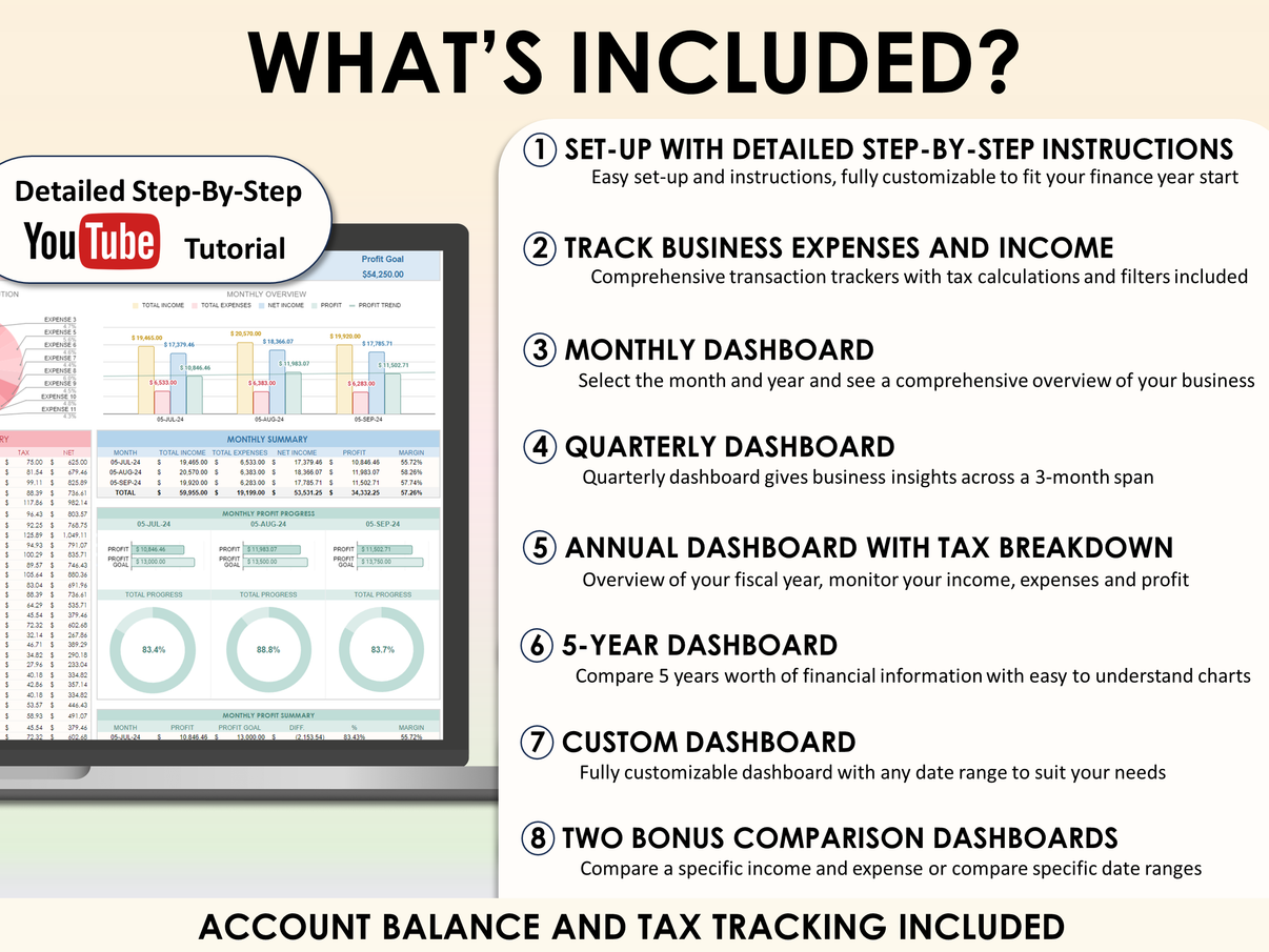 Ultimate Small Business Bookkeeping Package – The Sheet Code