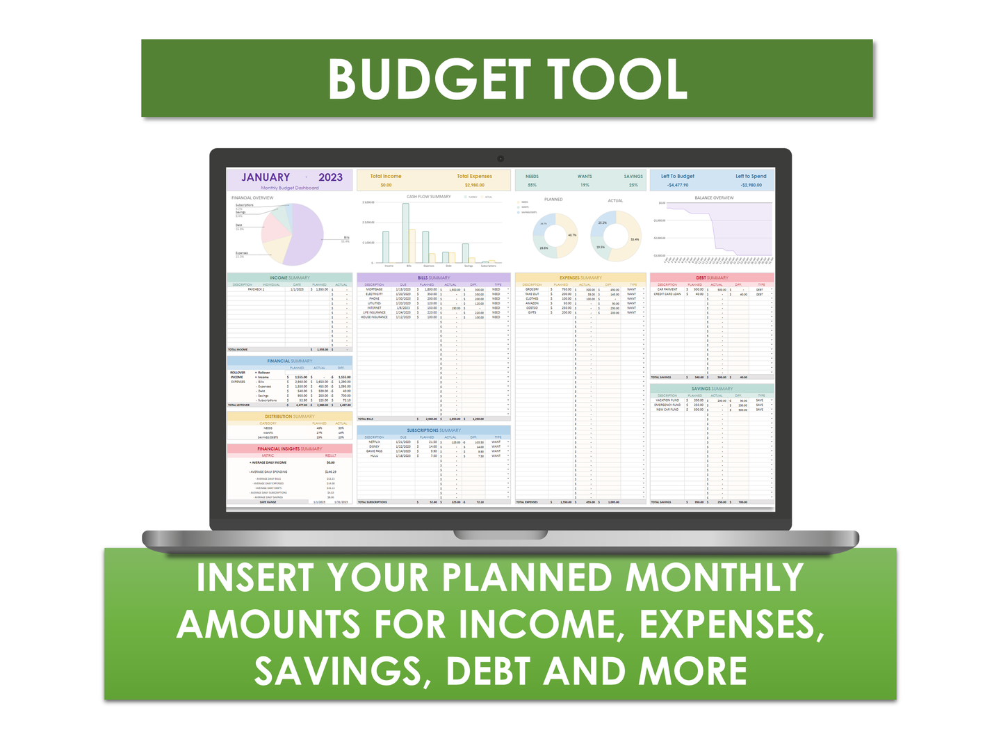 THE ULTIMATE FAMILY & COUPLES FINANCE PACKAGE – The Sheet Code